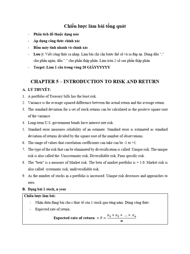 Review Chapter 5 | PDF