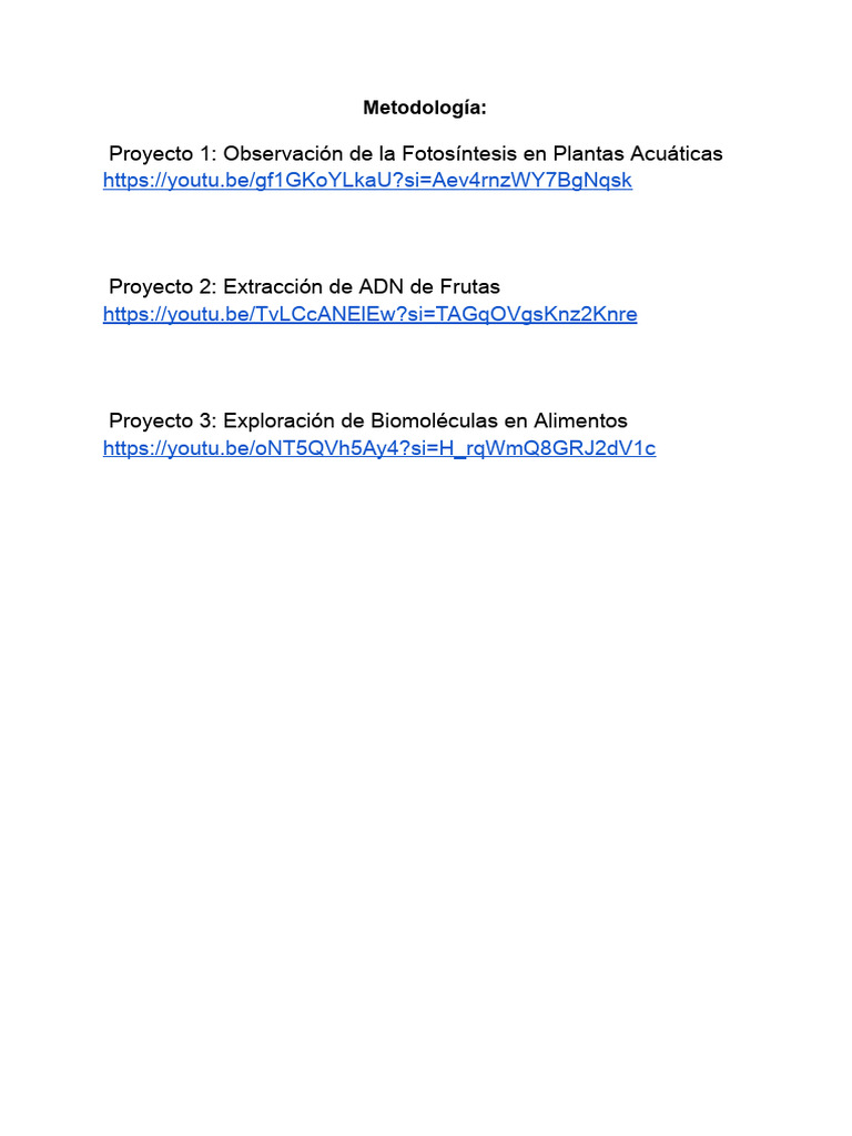 Metodología 3 Proyectos | PDF