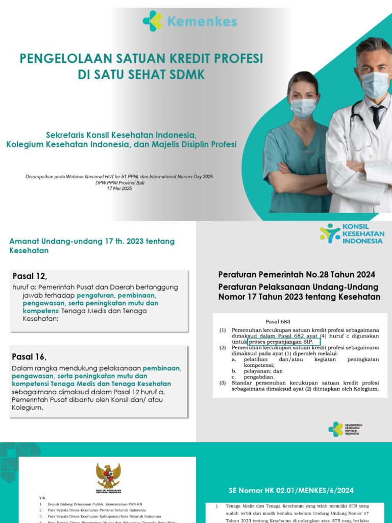 1 - Pengelolaan SKP Satu Sehat | PDF