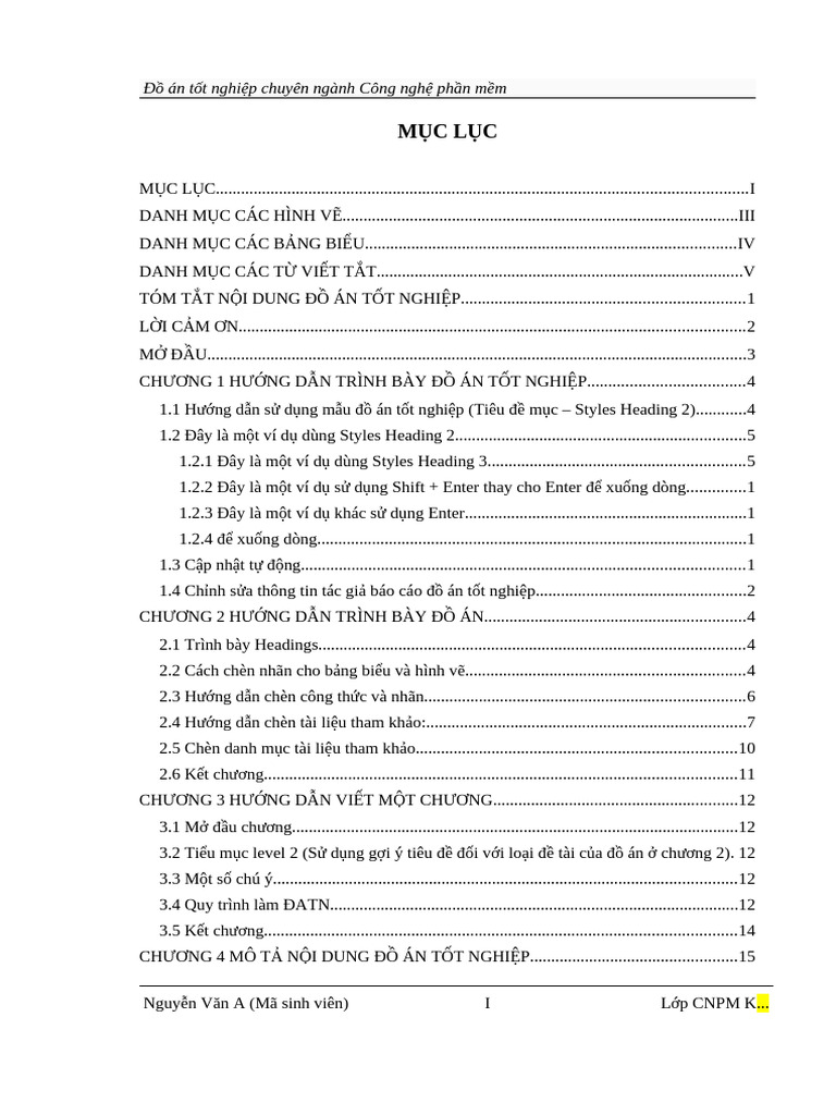 Mau Trinh Bay DATN CNPM Updated 10 10 2024 | PDF