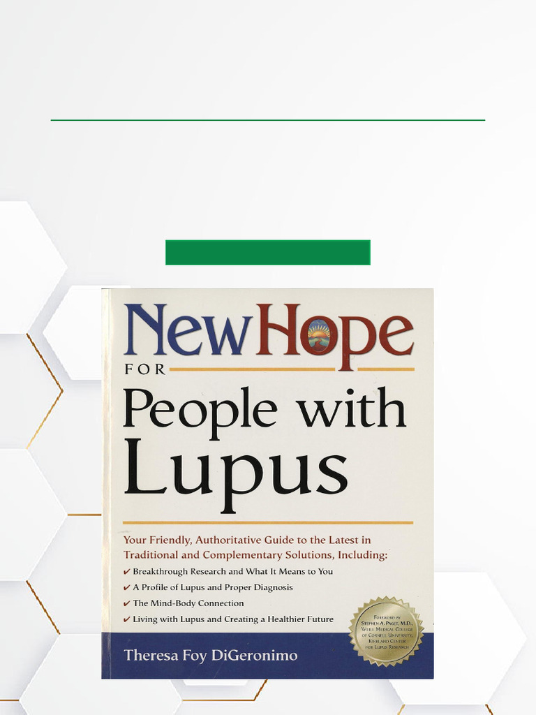 New Hope For People With Lupus Your Friendly, Authoritative Guide To ...