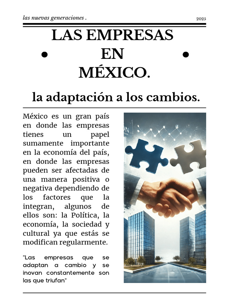 White Illustrated Environment Magazine | PDF | México | Iniciativa empresarial