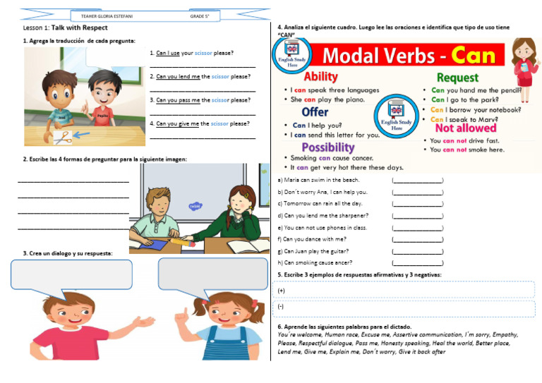 Worksheet 1-Unit 2 | PDF