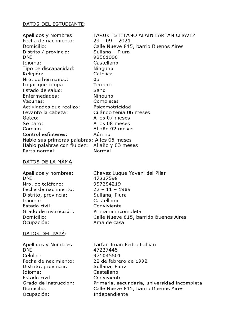 Faruk Estefano Alain Farfan Chavez | PDF