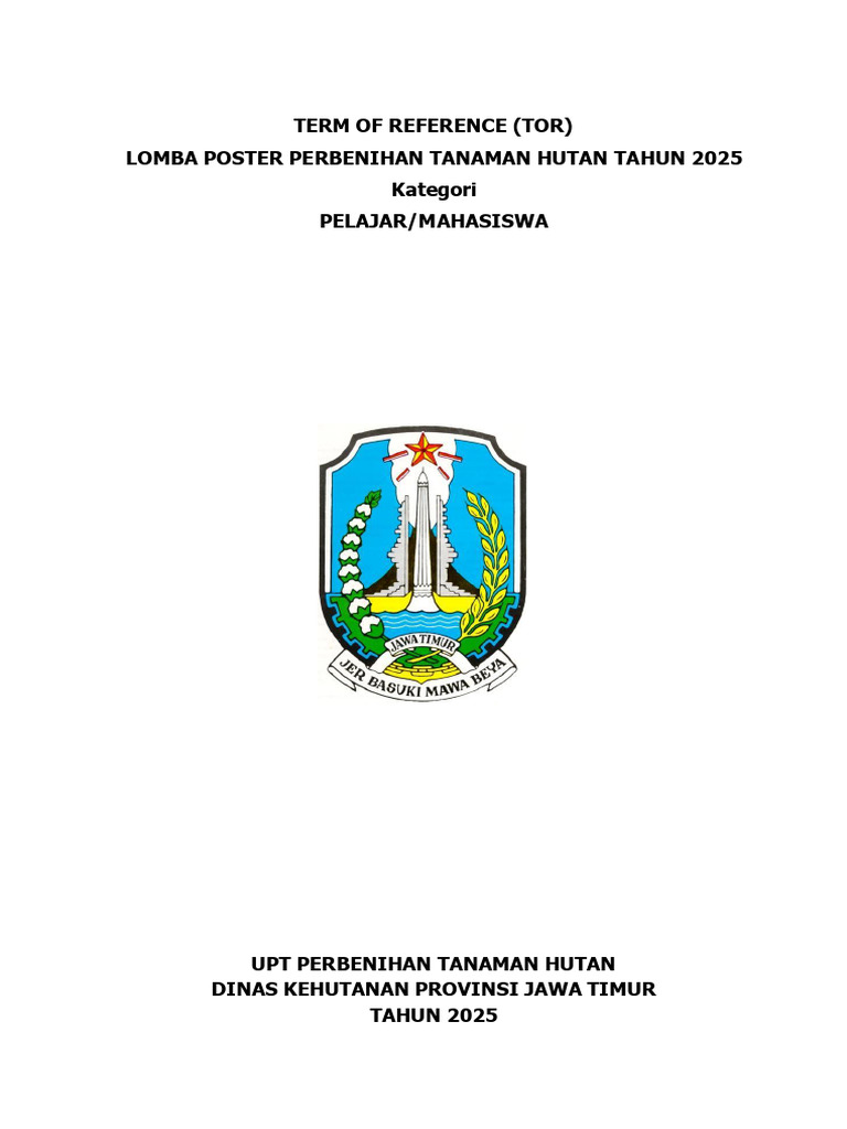 Pedoman Lomba Poster PTH 2025 | PDF