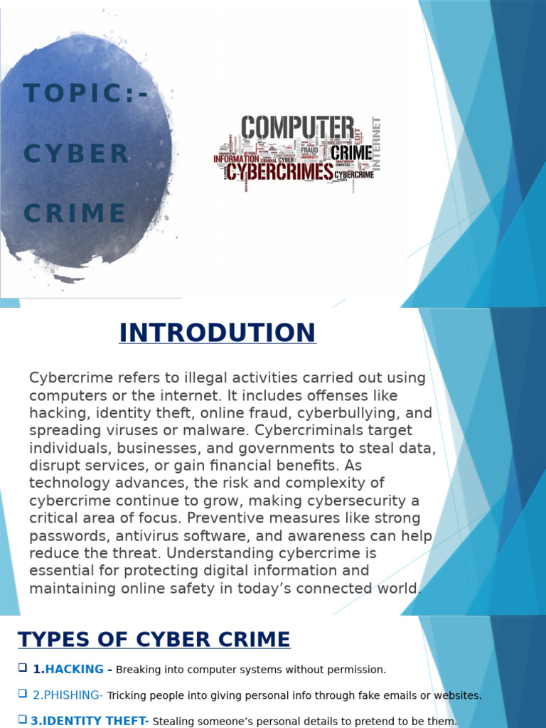 Case On Cyber Crime 03 Case Study Pdf Cybercrime Security