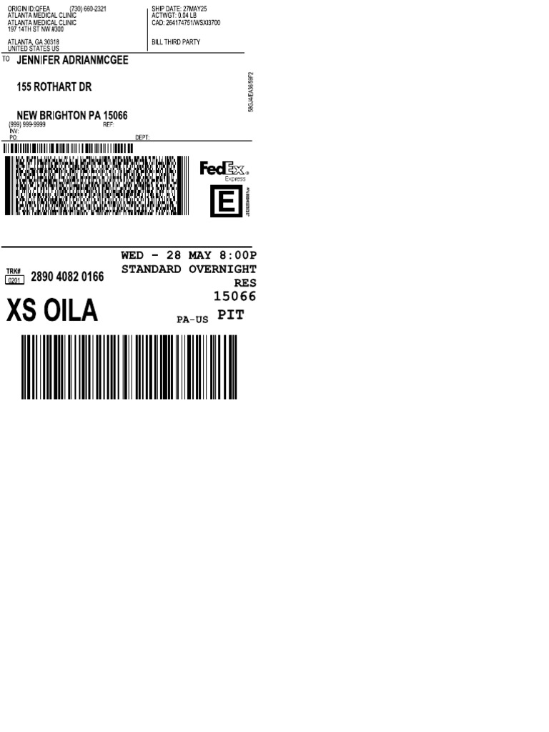 50 FedEx Sample | PDF