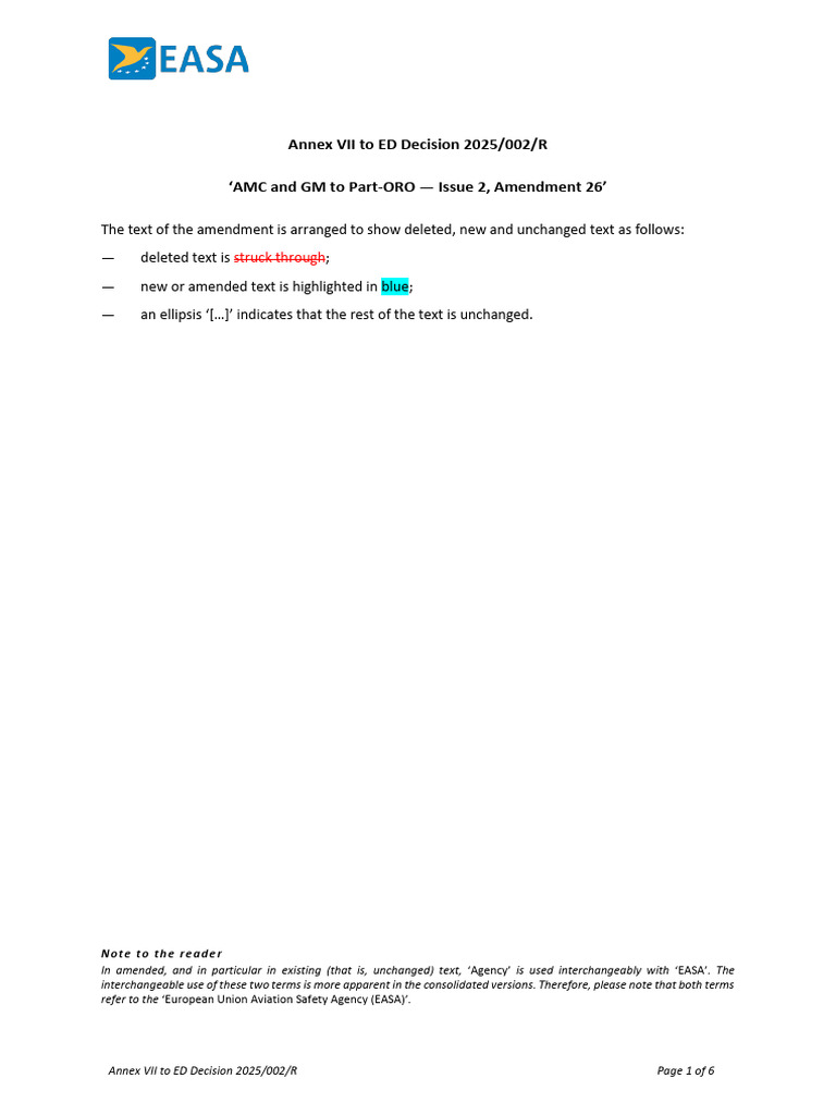 AMC GM To Part-ORO - Issue 2 Amendment 26 | PDF | Helicopter | Aviation