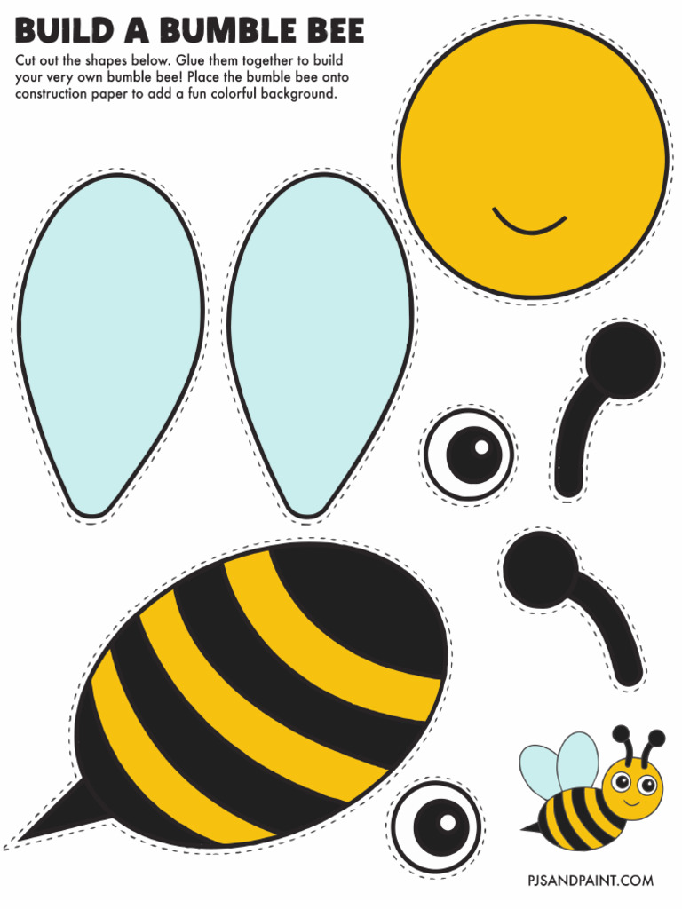 Build A Bumble Bee - Color | PDF