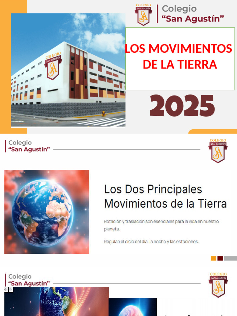 Movimientos de La Tierra 1ro Sec | PDF