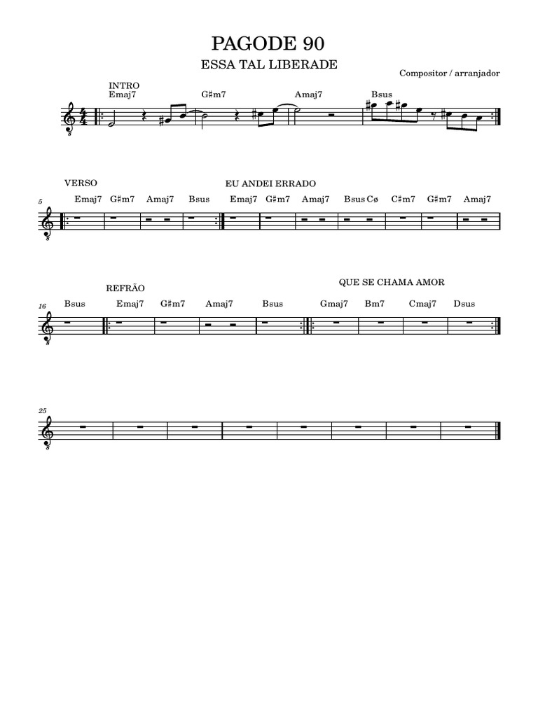 Pagode 90 - Alexandre Pires | PDF