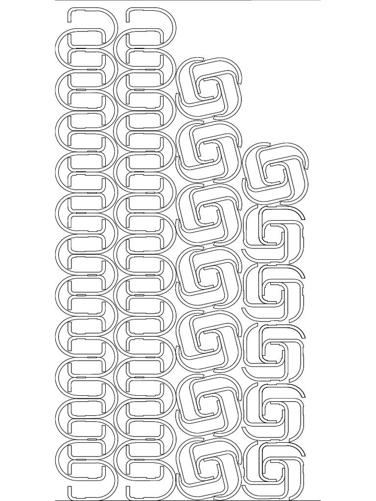 Plano Corte FINAL - Piezas de Modulo - Taller EspD1 - RTA | PDF