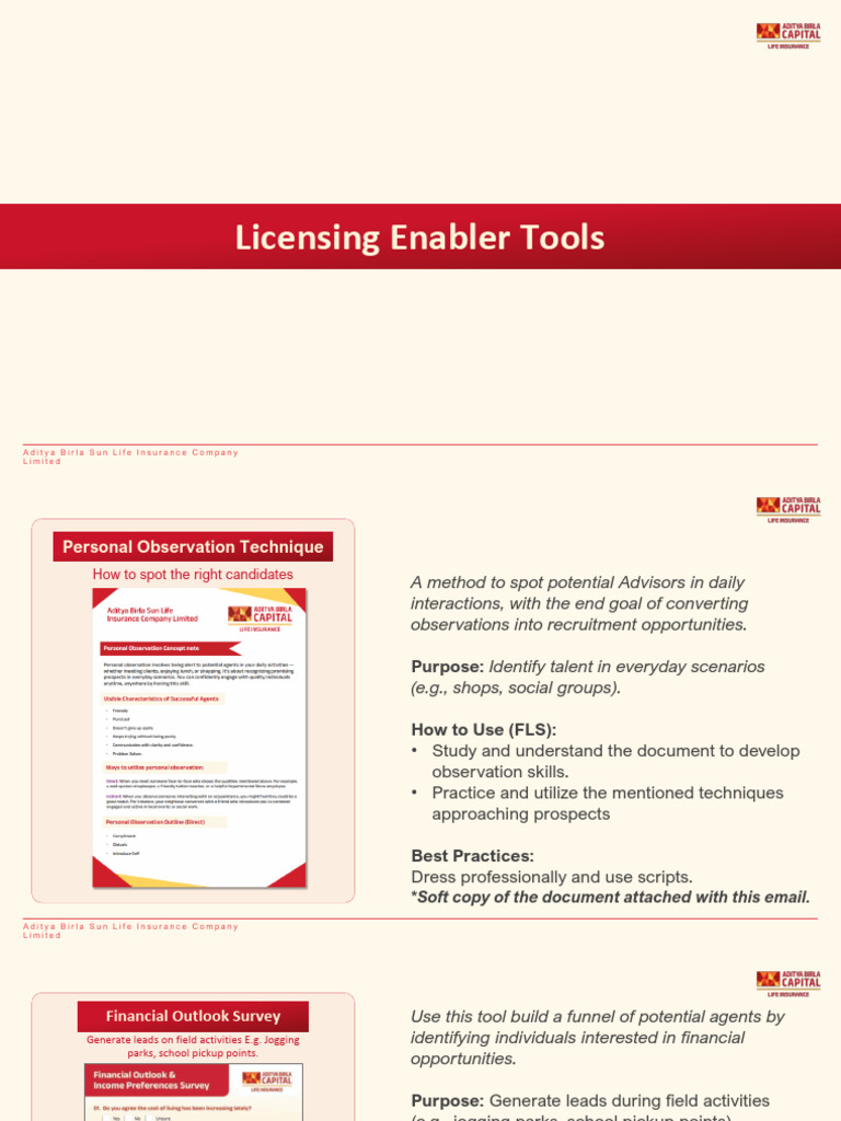 Licensing Enablers Tools | PDF | Recruitment