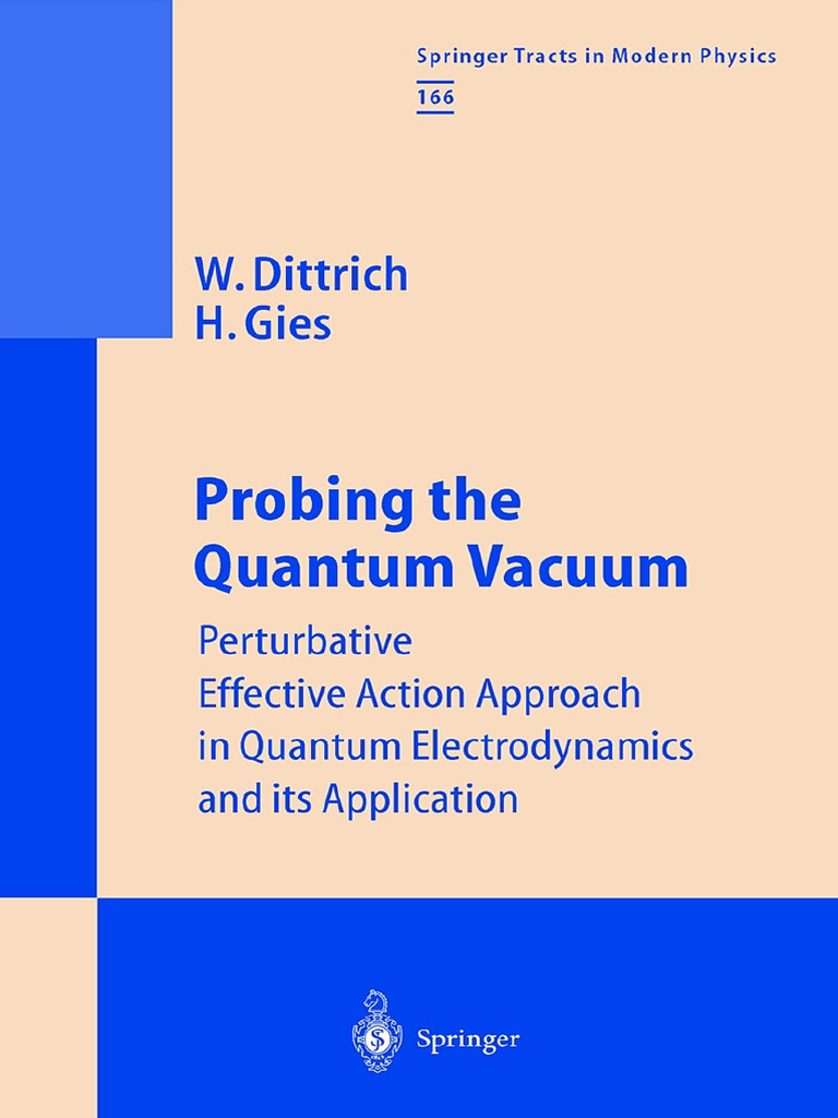 Probing The Quantum Vacuum | PDF | Gauge Theory | Quantum Electrodynamics