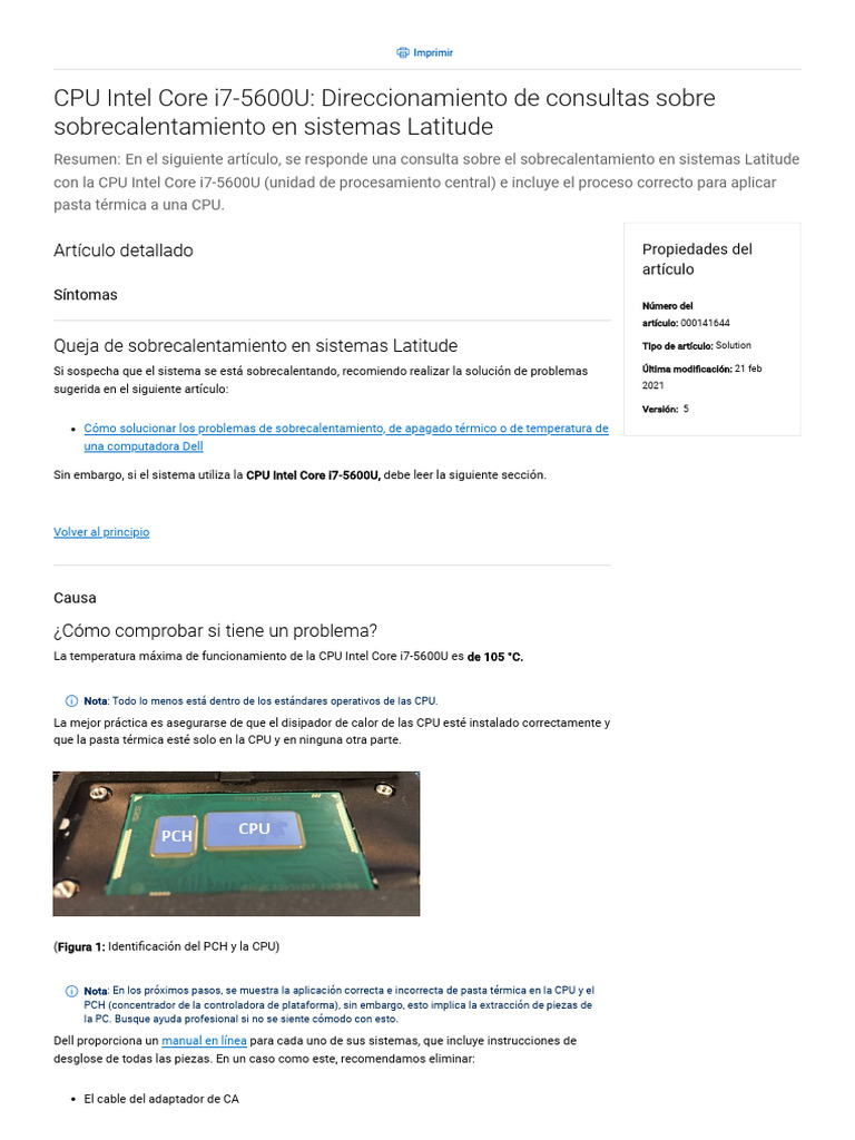 CPU Intel Core I7-5600u - Direccionamiento de Consultas Sobre ...