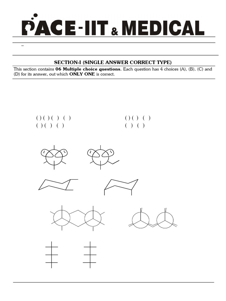 Assignment (GOC, Isomerism, Reaction Mechanism) QP | PDF | Chirality ...