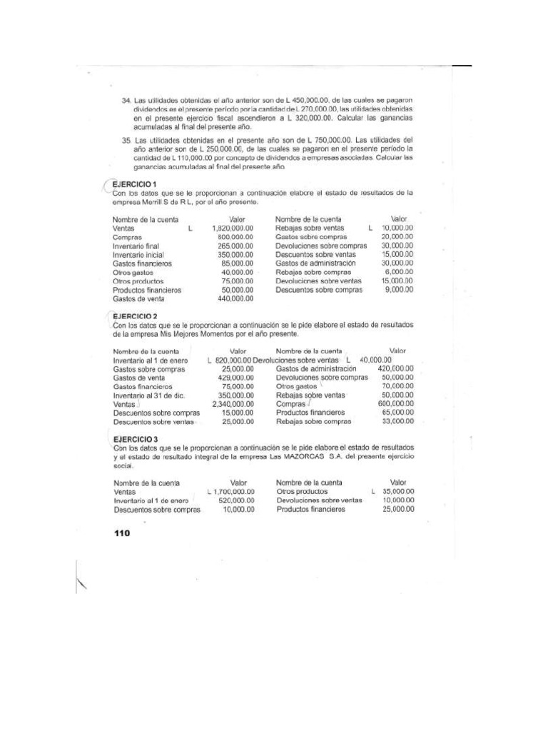 EJERCICIOS-CAPITULO-6 | PDF