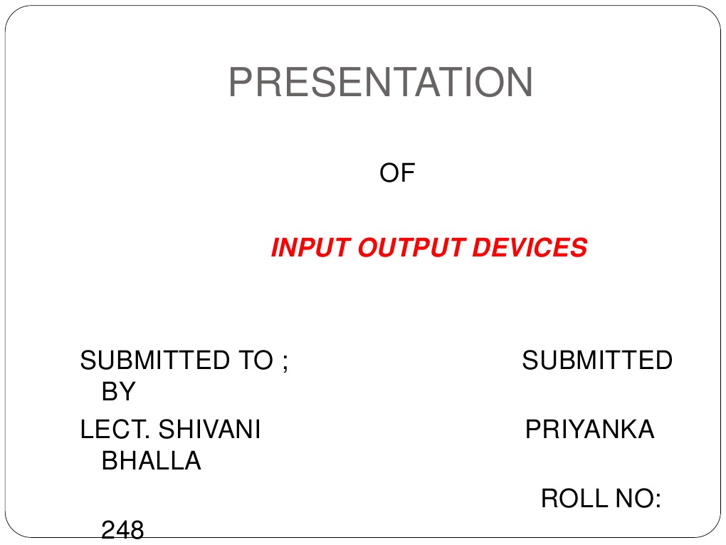 Input Output Devices | PDF | Image Scanner | Barcode