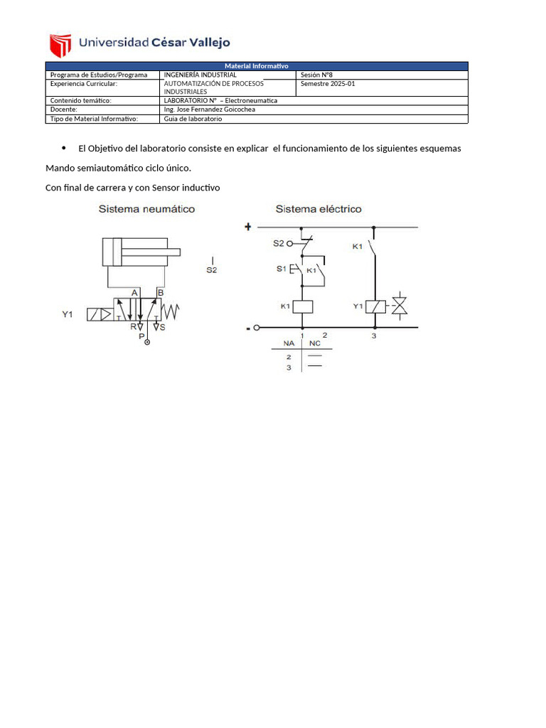 Laboratoio Electroneumatica | PDF