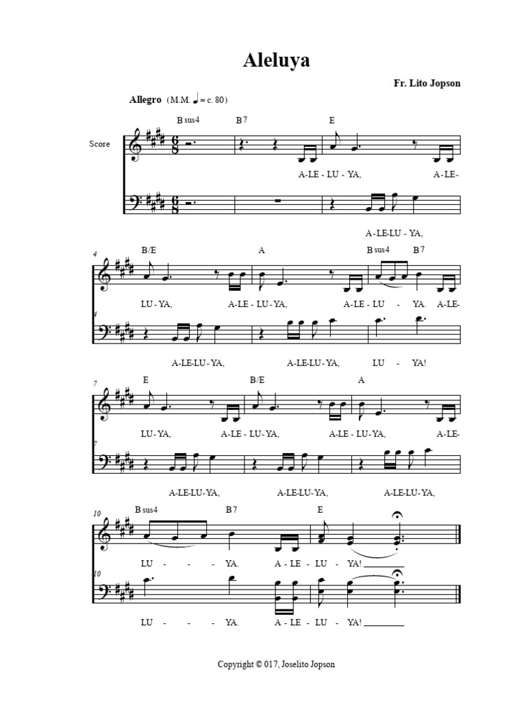 Aleluya | PDF