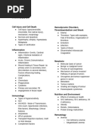 Kurt's Notes Pathology | PDF