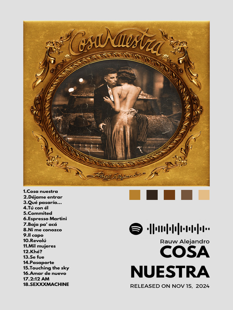 Cosa Nuestra Album Cover | PDF