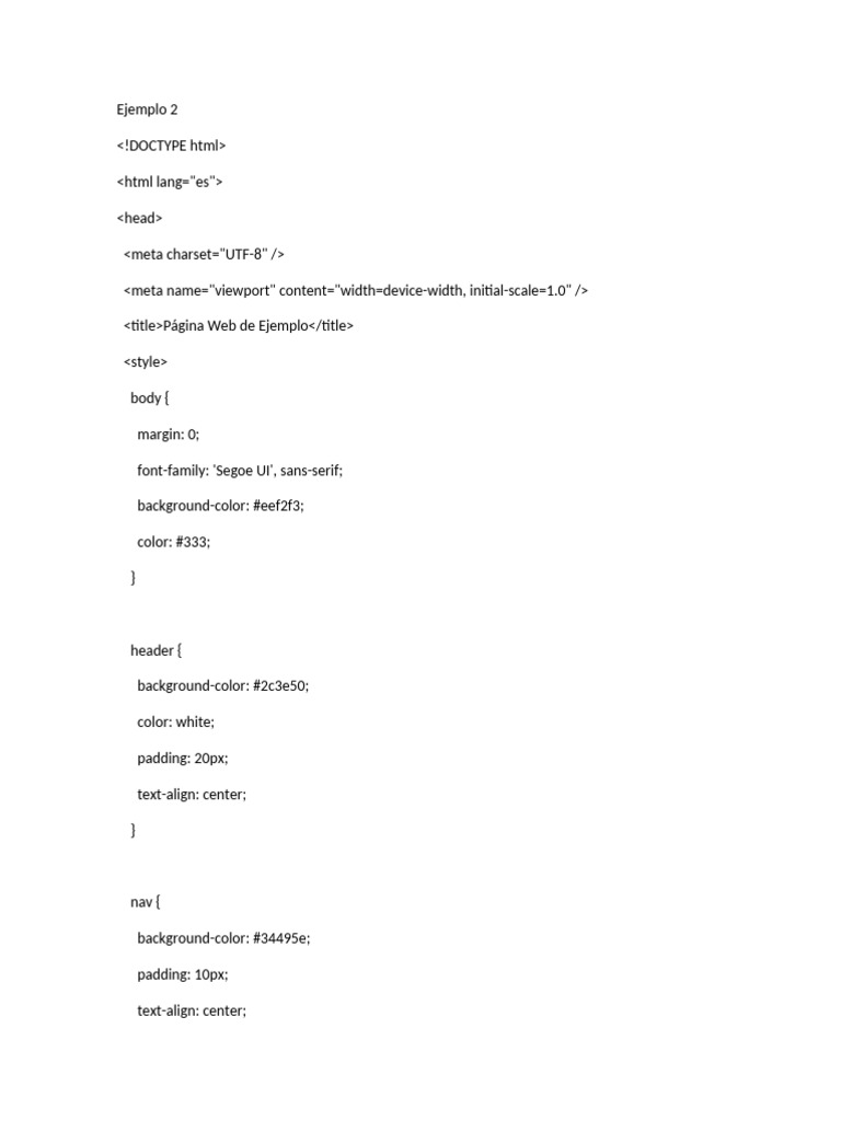 Ejemplo 2 | PDF | HTML | Red mundial