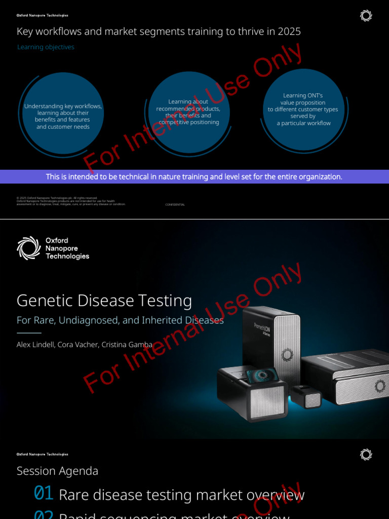 2025 - ONT - SME - Training - Genetic Disease Testing-Watermarked | PDF ...