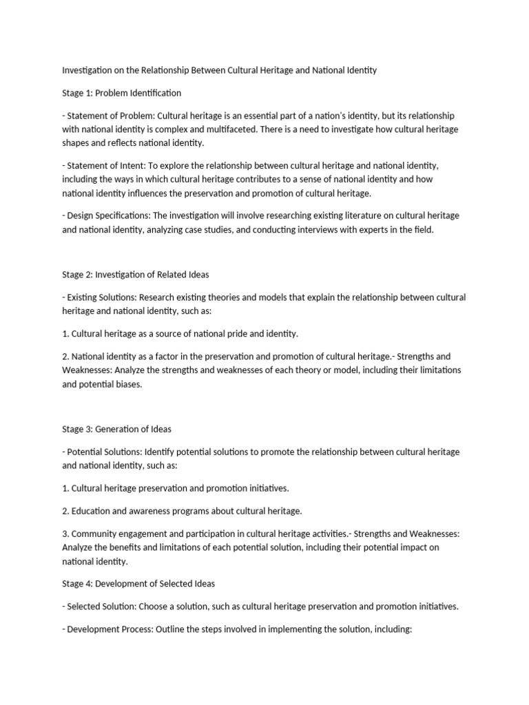Prof - Weirdo2 Heritage A Level | PDF | Identity (Social Science ...