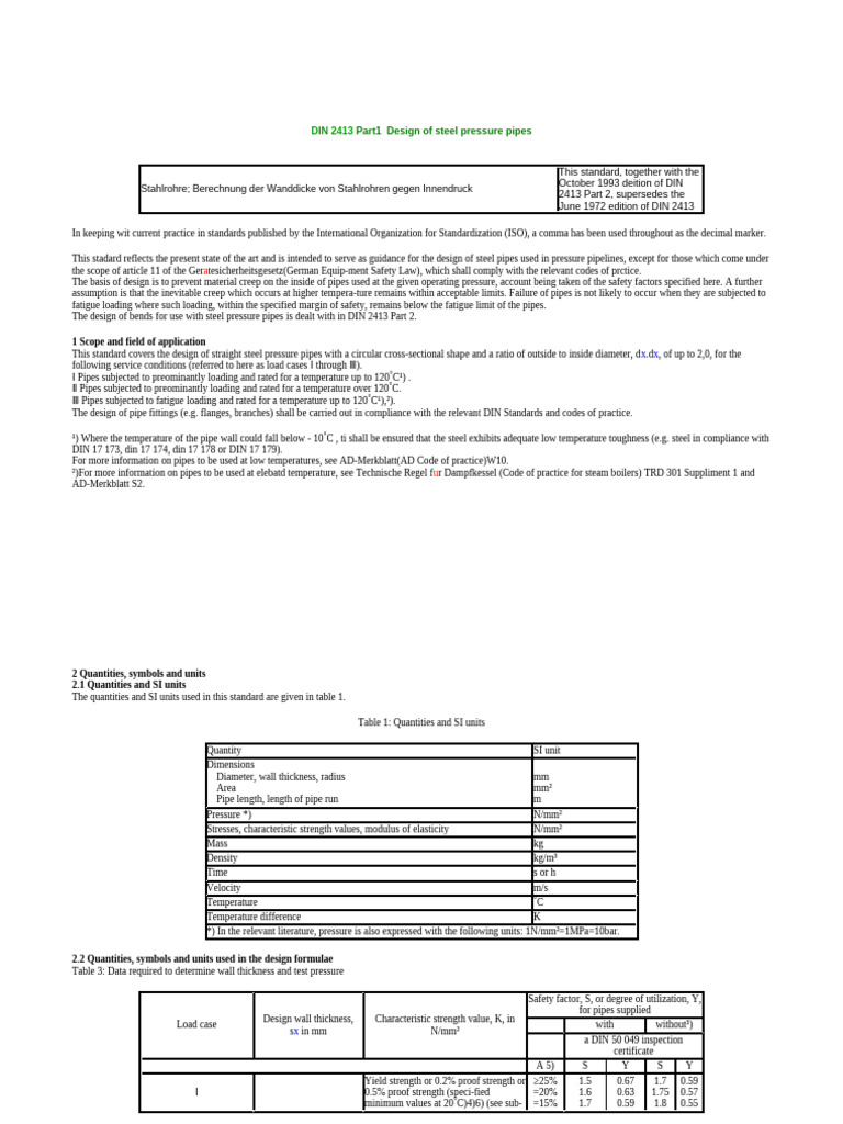 Din 2413 | PDF | Strength Of Materials | Stress (Mechanics)