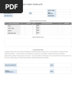 ATD Form | PDF | Payments | Personal Finance