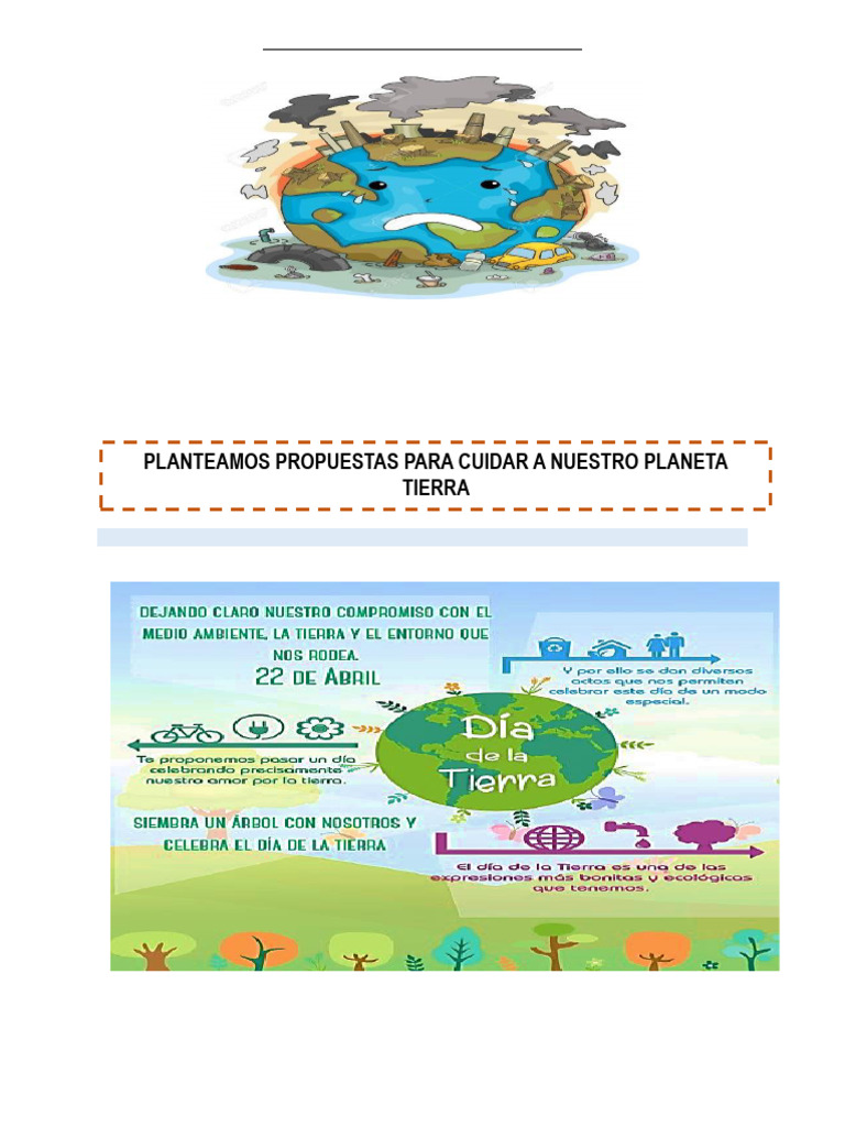 CUIDEMOS EL PLANETA TIERRA | PDF