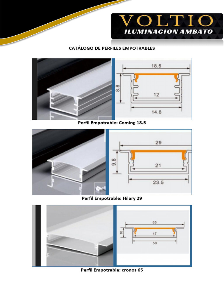 CATÁLOGO DE PERFILES | PDF