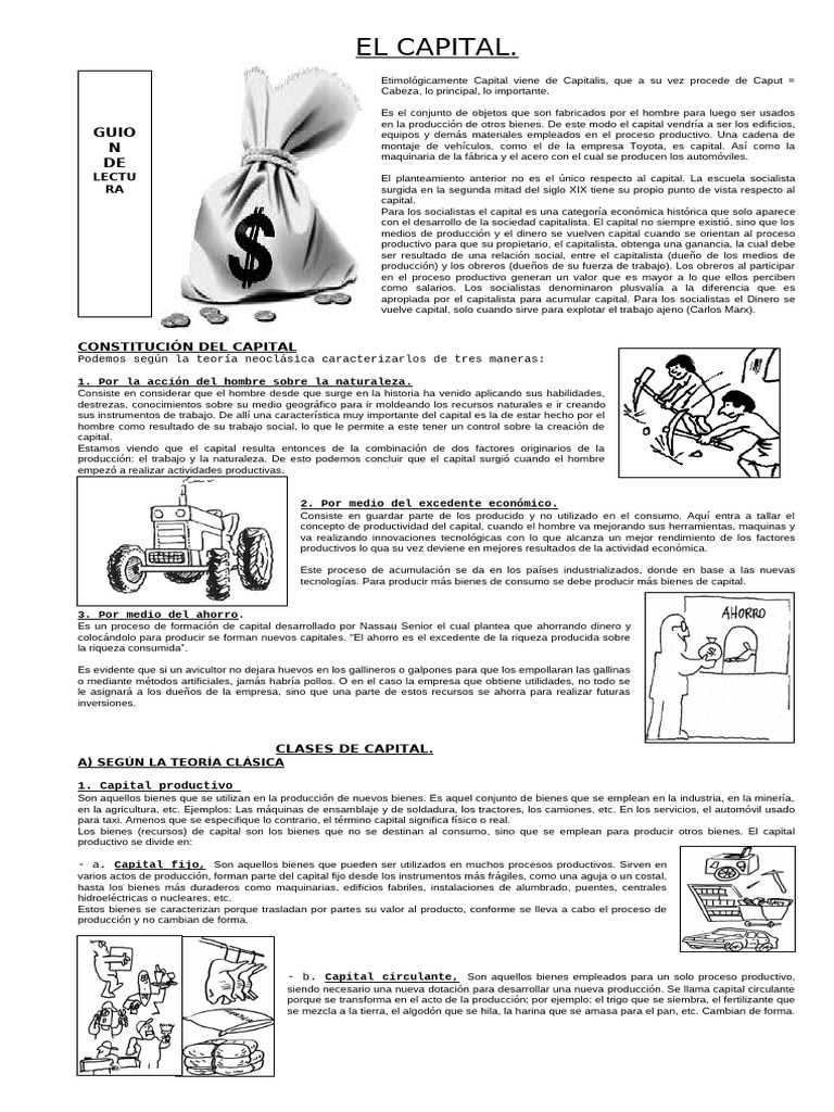 G El Capital | PDF | Capital (economía) | Capitalismo