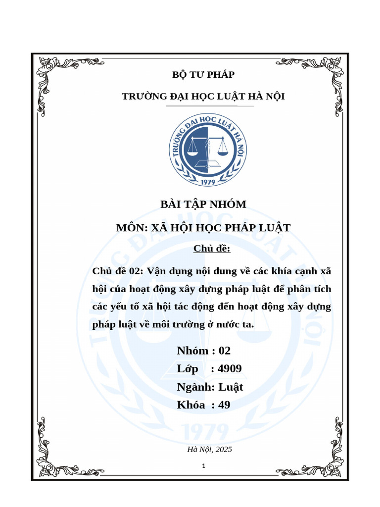 BTN - XHH Nhóm 3 - 4909 Final | PDF