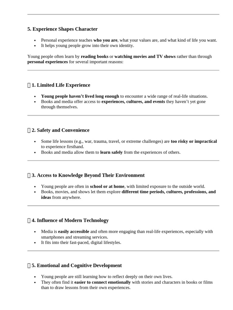 Teaches Life Skills That Media Can't | PDF | Learning | Cognition