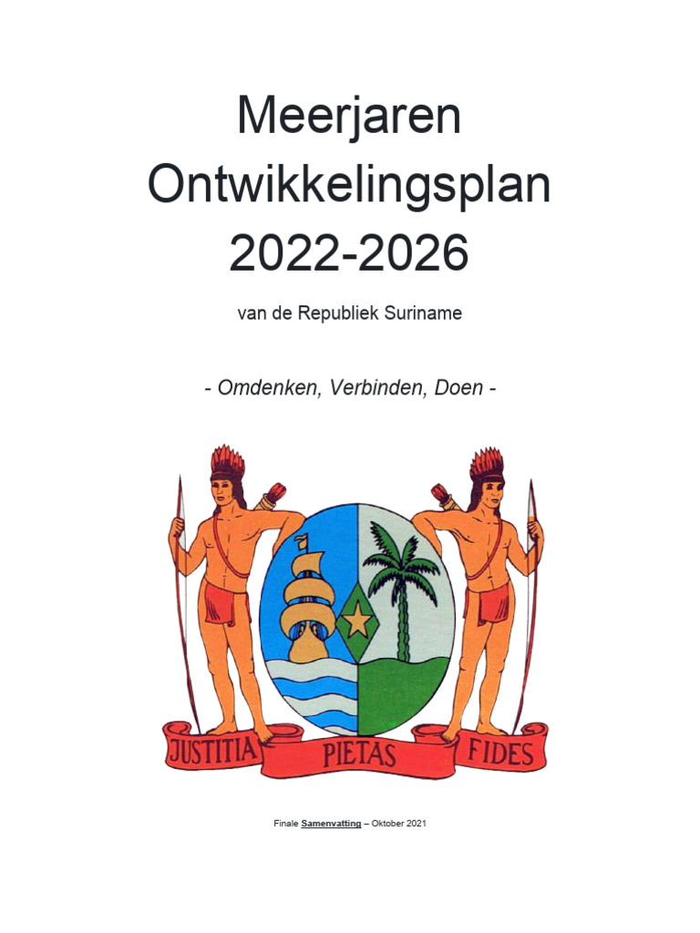 Meerjaren Ontwikkelingsplan 2022 Populaire Versie | PDF