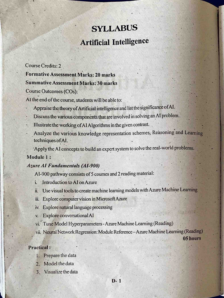 BCU Artificial Intelligence Guide | PDF
