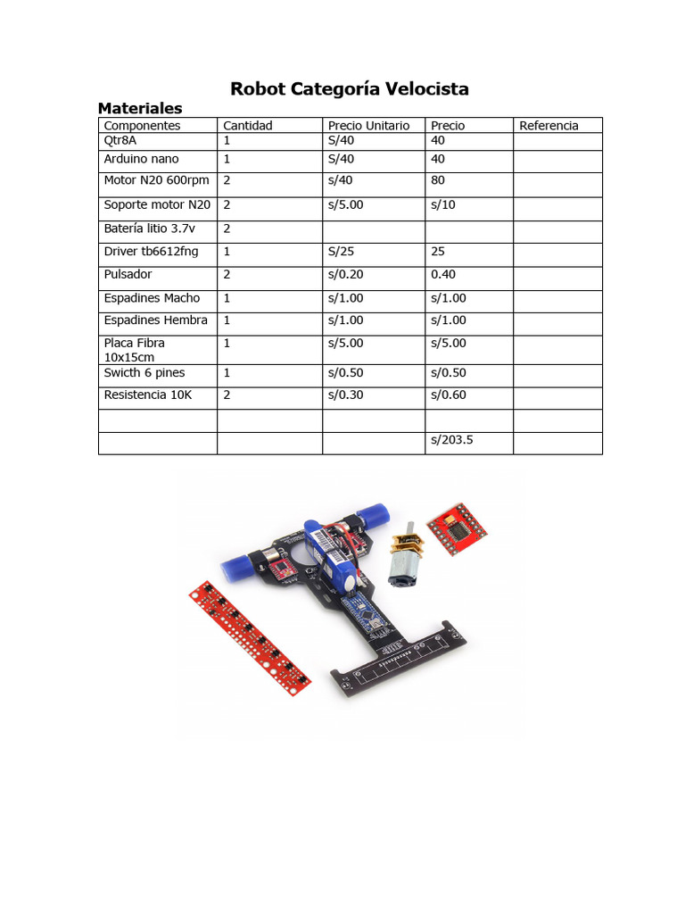 Robot velocista | PDF