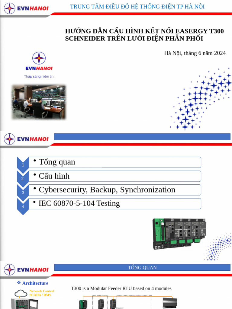 HướNg DẫN CấU HìNh KếT NốI Easergy T300 Schneider Trên LướI ĐiệN Phân ...