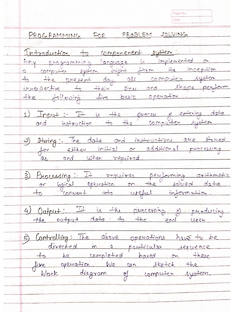 Pps Notes 1 Pdf