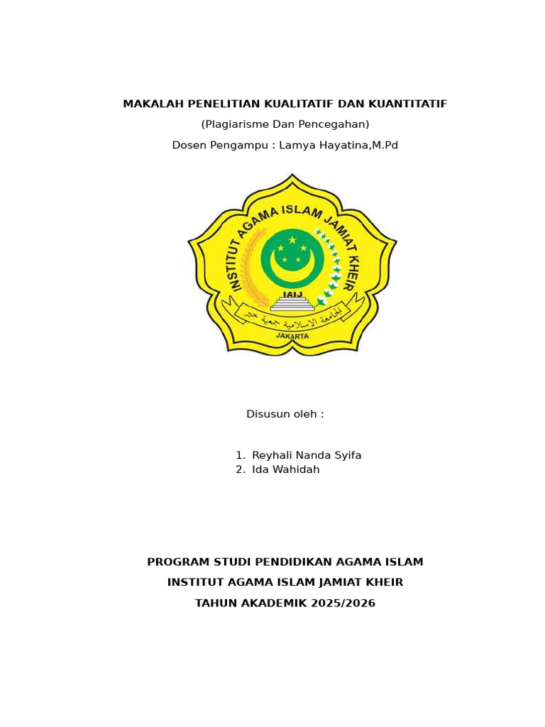Makalah Penelitian Kualitatif & Kuantitatif Kelompok 11 | PDF