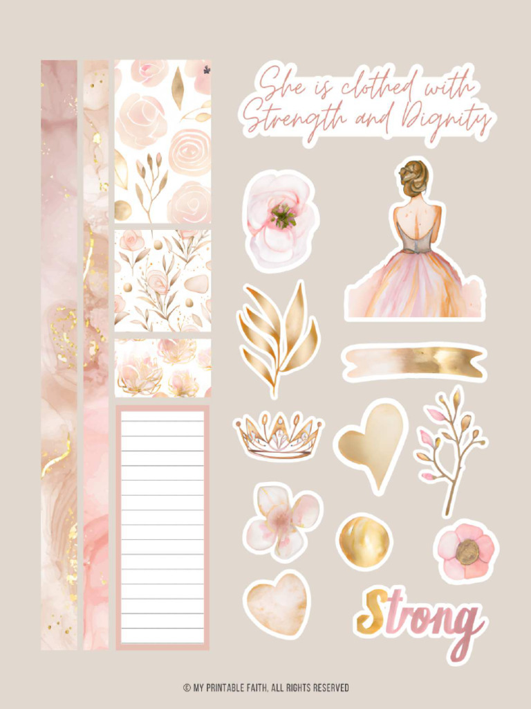 Proverbs 31 - 5 Strength and Dignity | PDF