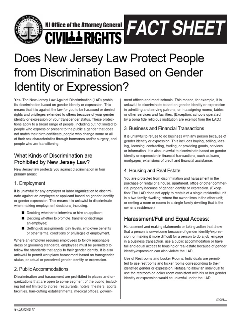 Fact Gender Discrimination 03.06.17 | PDF | Legal Remedy | Harassment