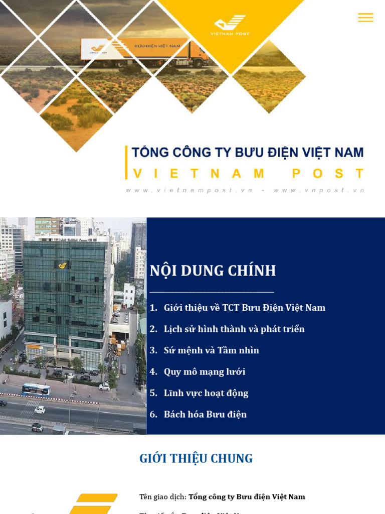 Giới thiệu VNPost Việt Nam | PDF