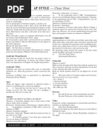 Associated Press (AP) Style Guide - The Basics | PDF | Middle East ...