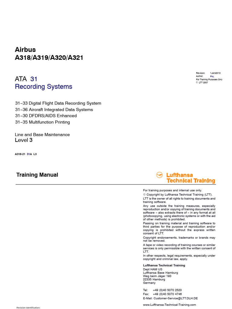 Airbus A320 Series Flight Data Systems | PDF | Flight Recorder | Aviation