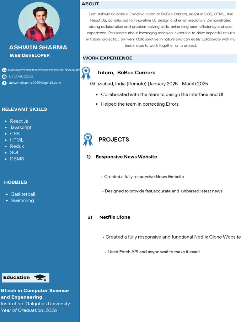 Ashwin Resume | PDF