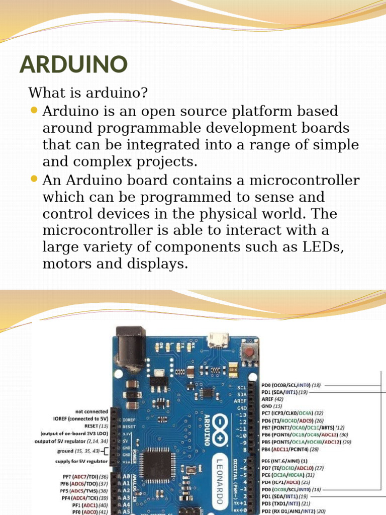 4 Eiot Unit 3 Introduction To Arduino And Types Of Arduino Pdf 7048
