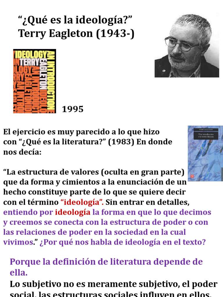 Ideología T. Eagleton | PDF | Ideologías | marxismo